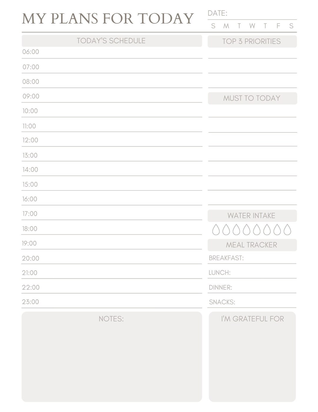 Printable Appointment Tracker, Downloadable Print, Daily Appointment ...
