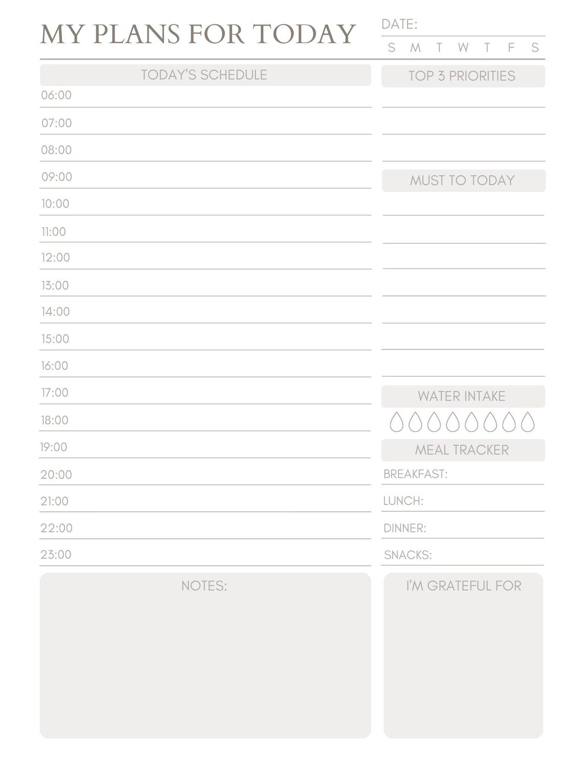 Printable Appointment Tracker, Downloadable Print, Daily Appointment ...