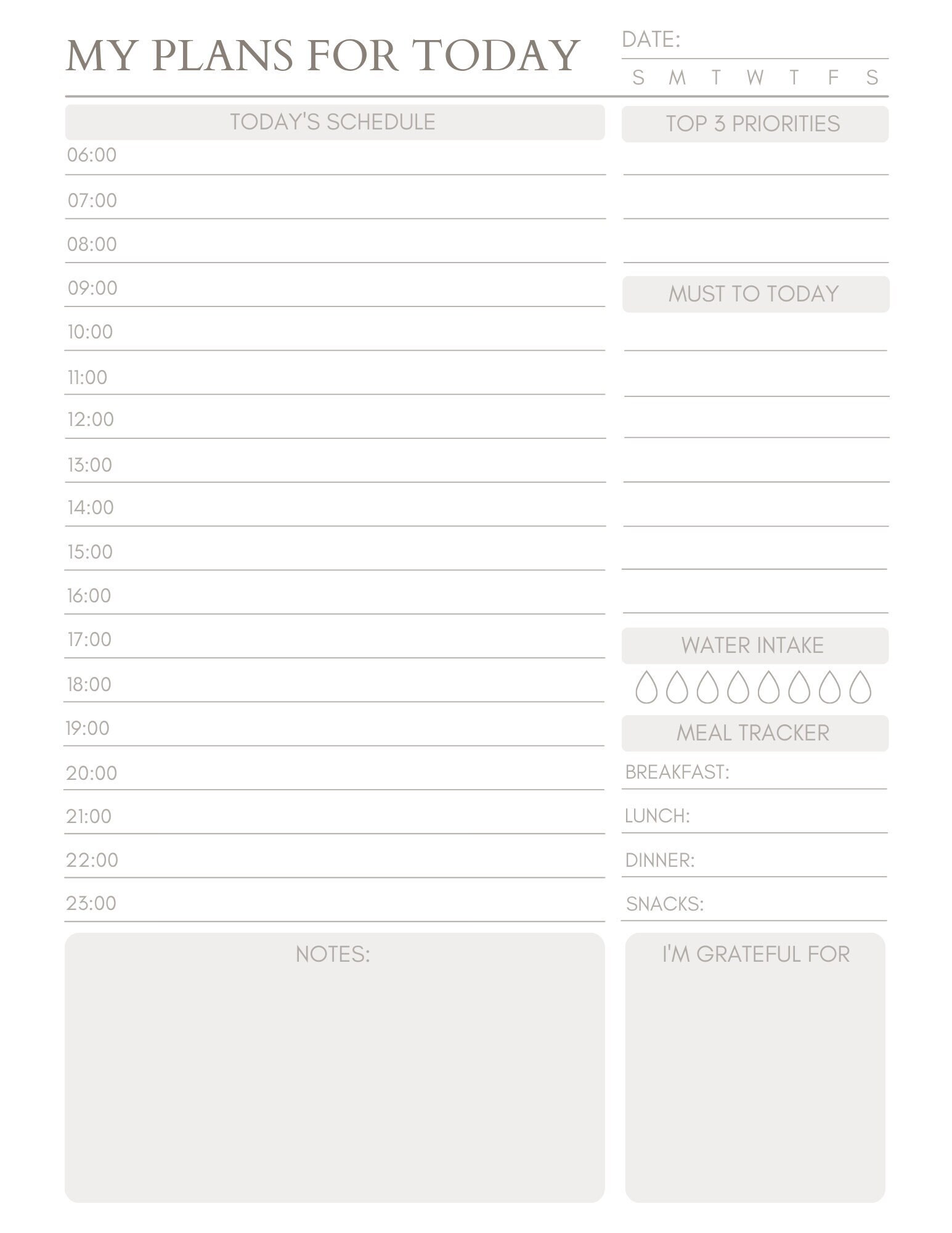 Printable Appointment Tracker, Downloadable Print, Daily Appointment ...