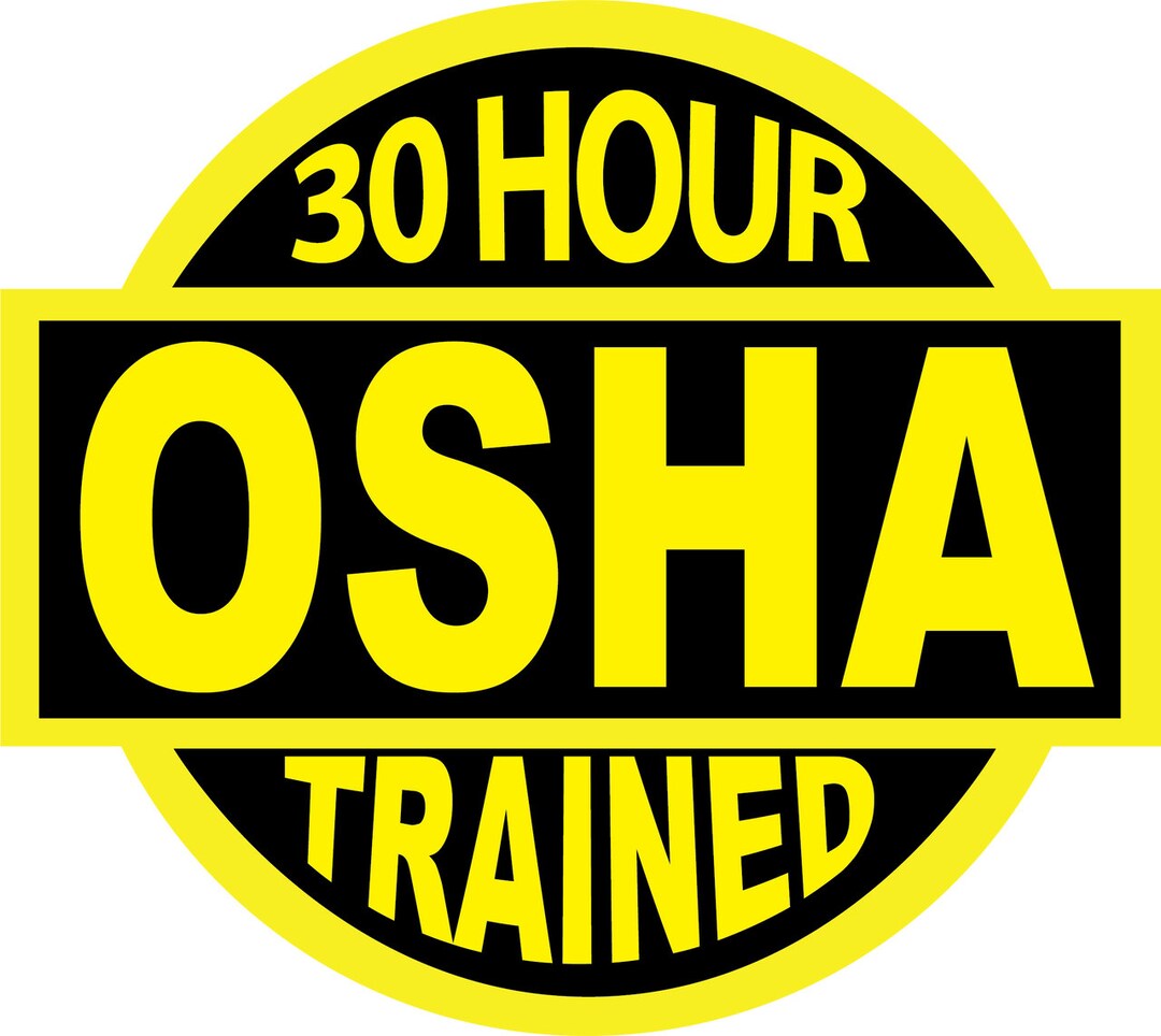 25 Quantity 30 Hour OSHA Hard Hat Decal - Etsy