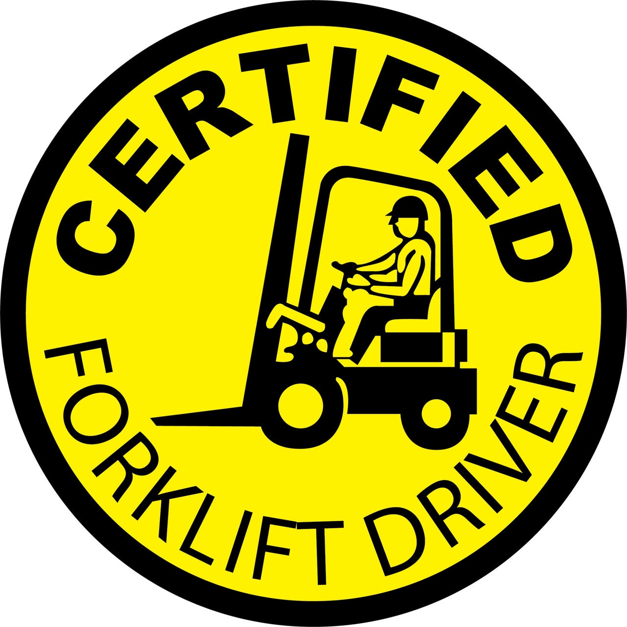 25 Certified Forklift Driver Hard Hat Decals - Etsy