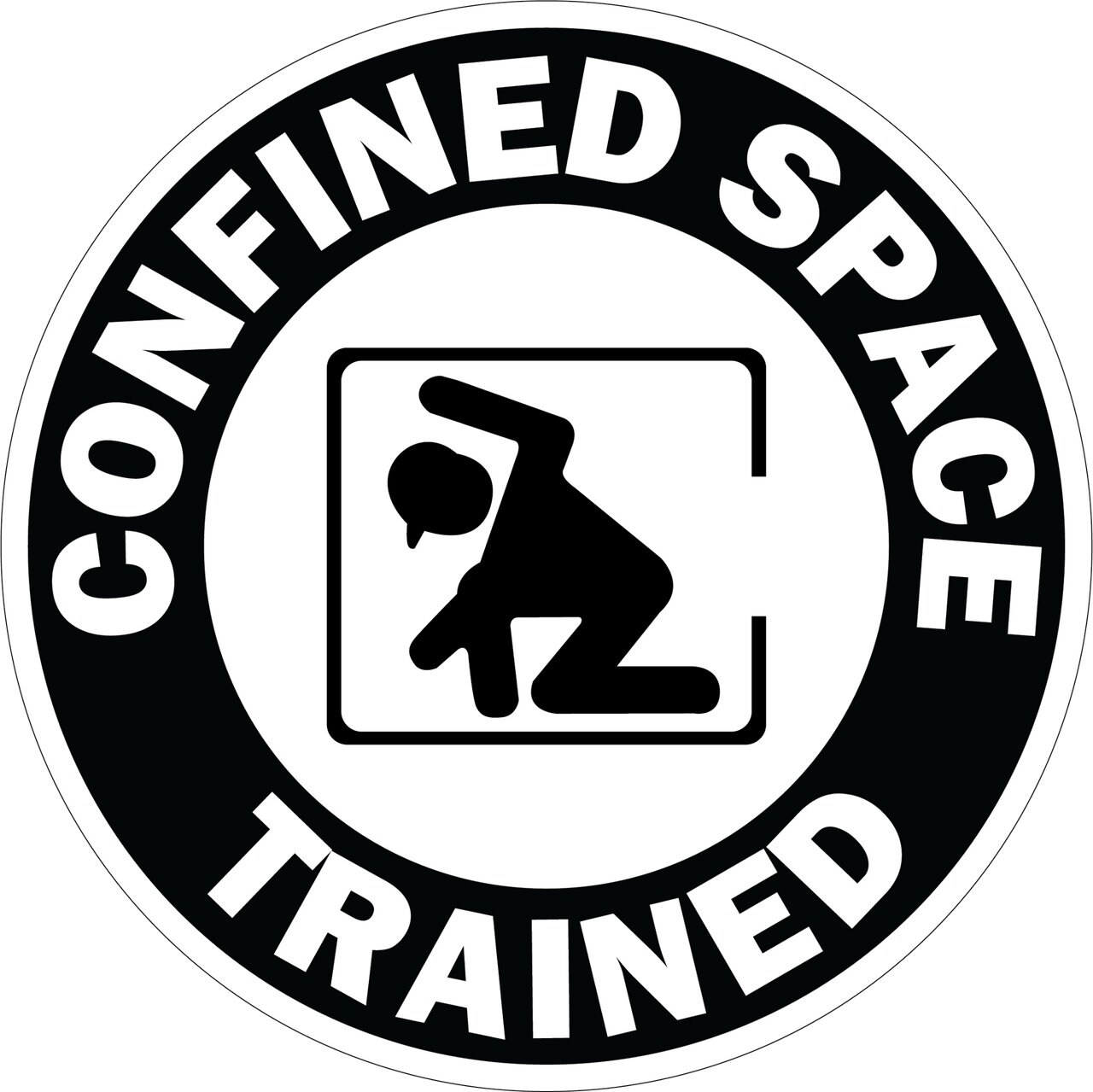 25 Confined Space Hard Hat Decal - Etsy