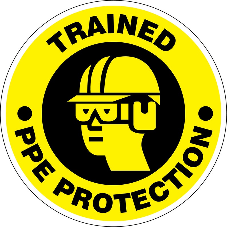 25 PPE Protection Hard Hat Decals - Etsy