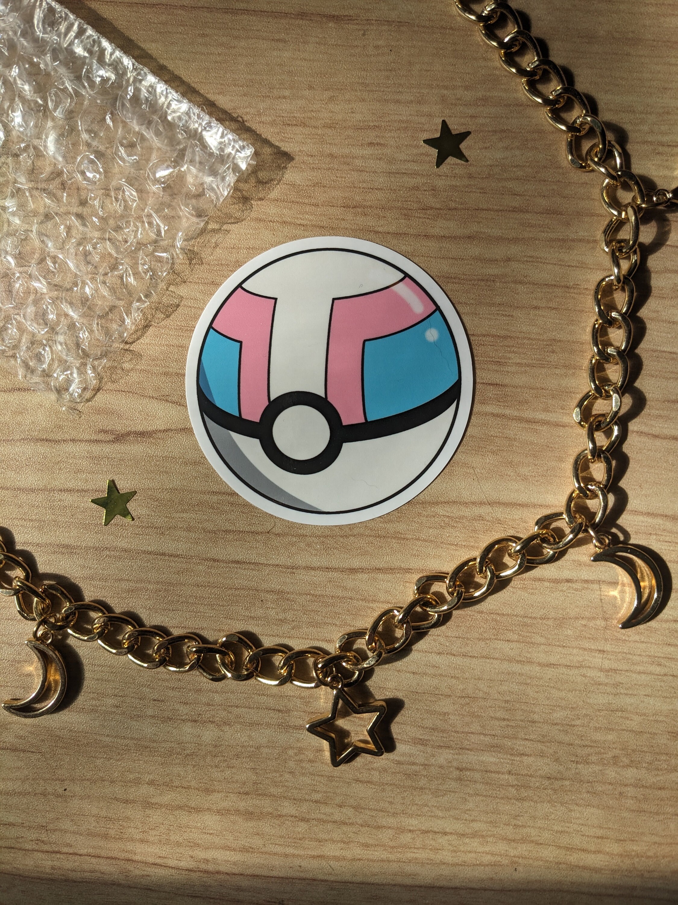 Queer Pride Pokemon Pokeball Sticker for Nerds, Asexual Sticker, LGBTQ ...