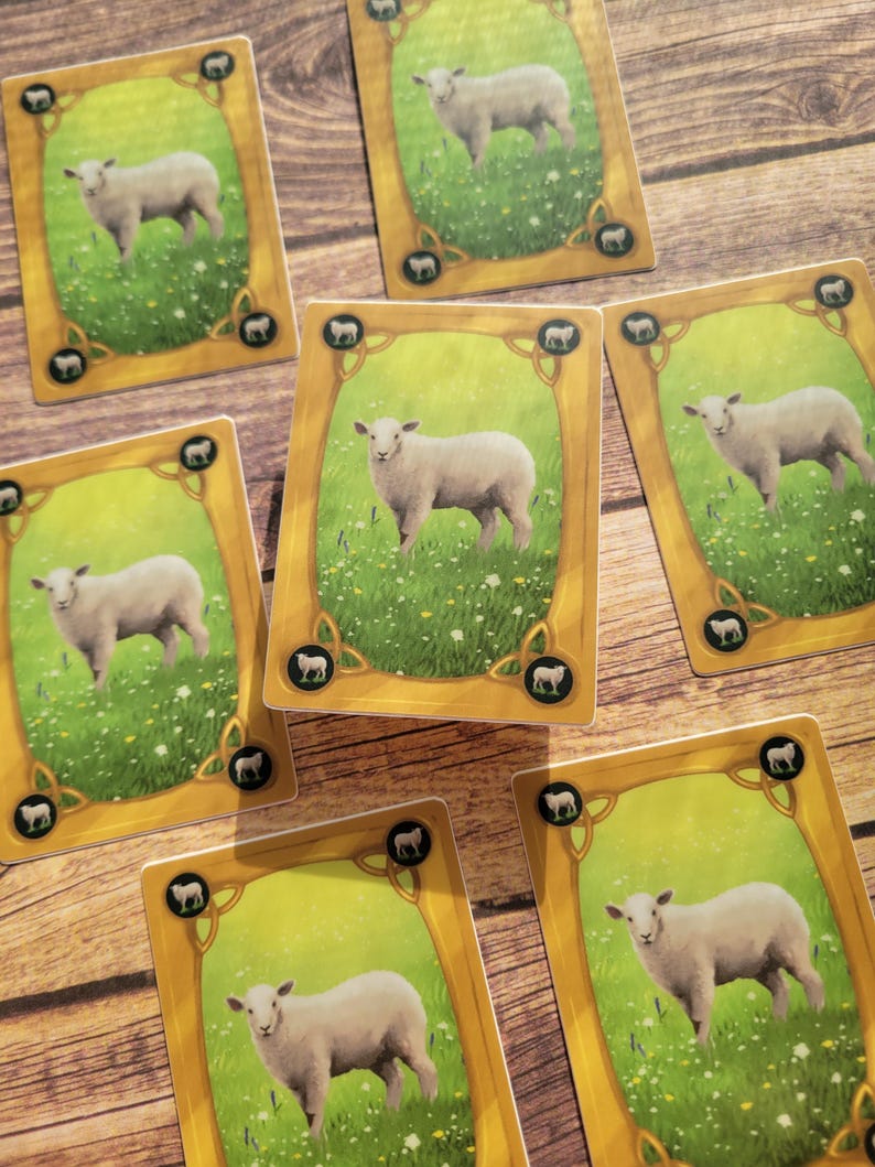 Sheep Playing Card Sticker, Settlers of Catan Board Game - Etsy