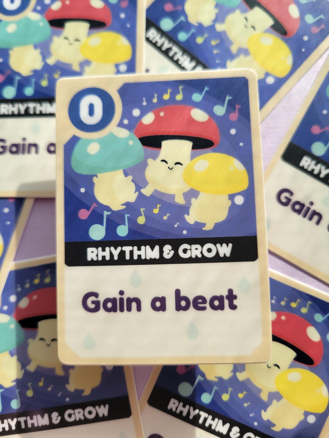 Rhythm & Grow Playing Card Sticker, Ooblets Videogame - Etsy