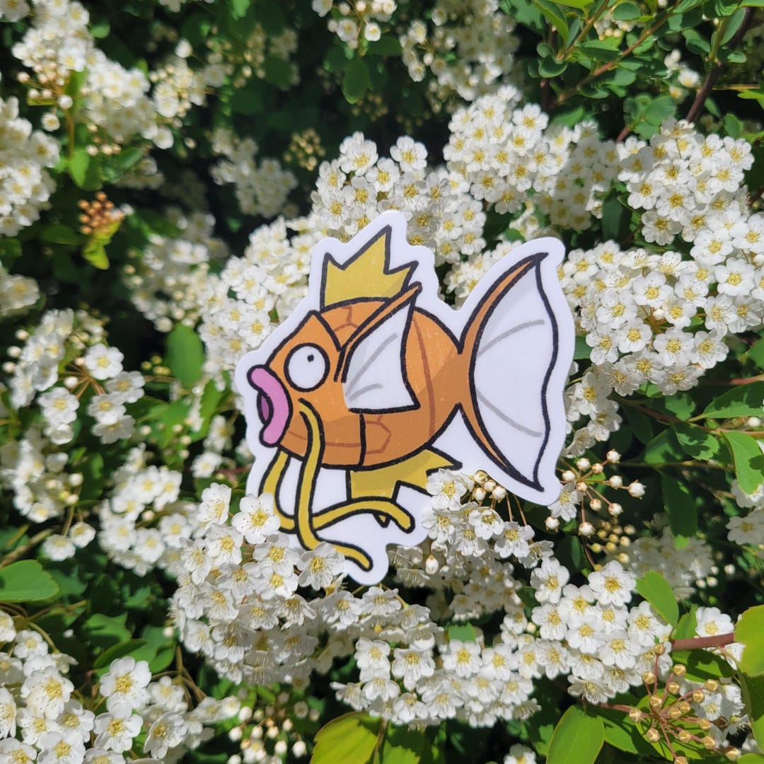 Magikarp Pokémon Sticker - Etsy