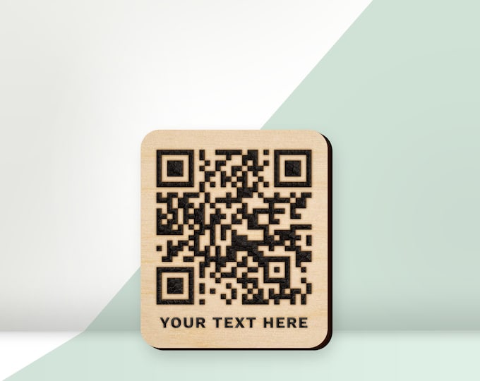 Custom QR Code Die-cut Magnets Business Material Promo Item Company ...