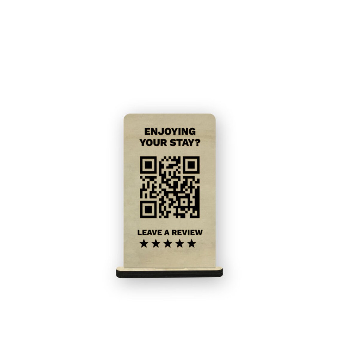 QR Code Sign Wooden Custom QR Sign Wifi Qr Sign QR Sign for Business ...