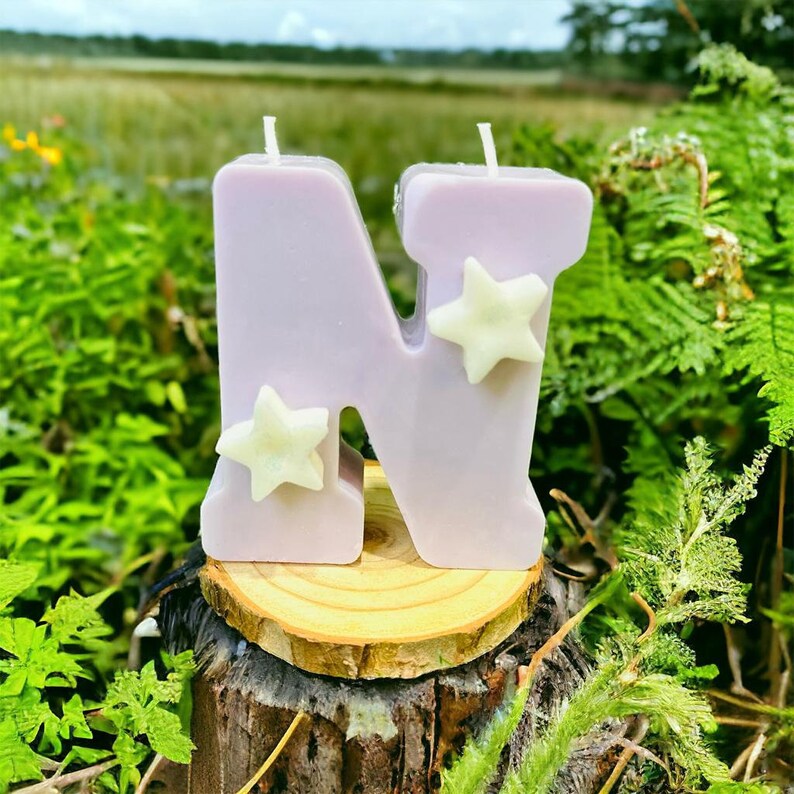 Letter Candle - Etsy