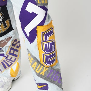 LSU Patch Work Pants - Etsy
