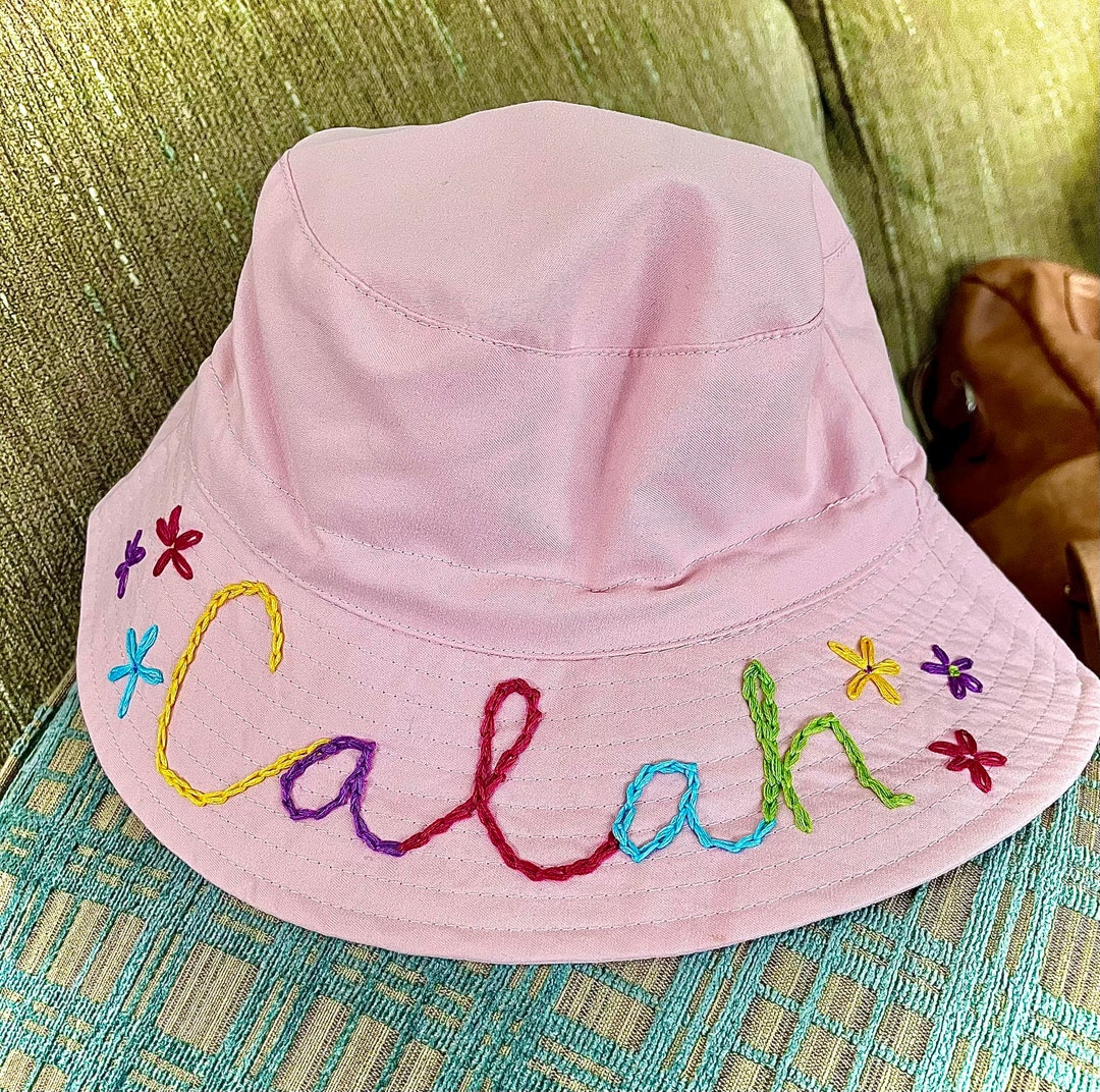 Pickup Embroidered Bucket Hat Etsy