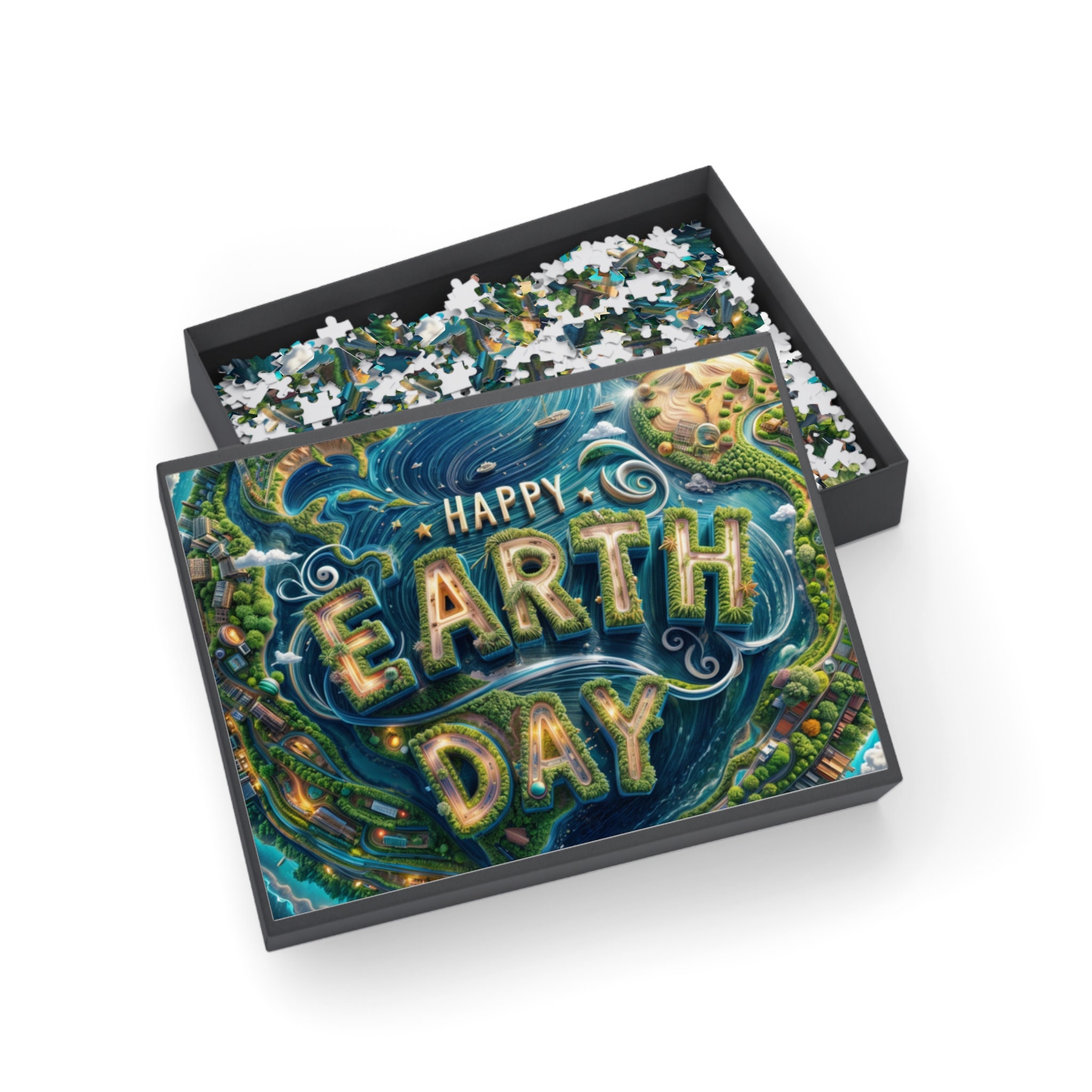 Happy Earth Day Jigsaw Puzzle, Love for the Plant Puzzle, Gift for ...