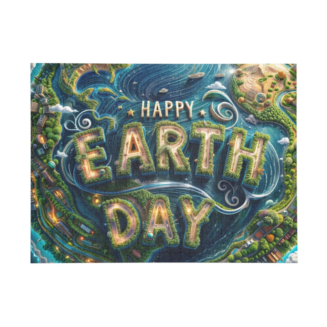 Happy Earth Day Jigsaw Puzzle, Love for the Plant Puzzle, Gift for ...
