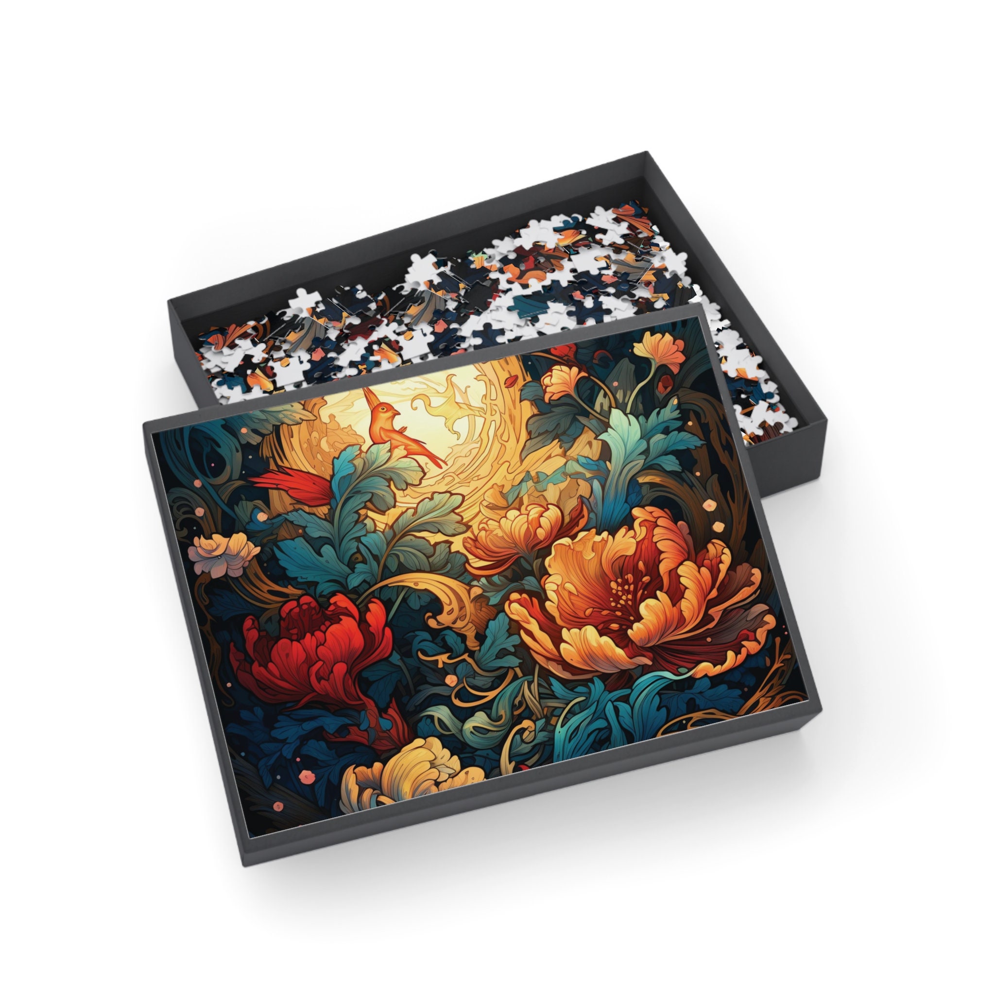 Beautiful Chinese Inspired Jigsaw Puzzle, Gift, Chinese Art Puzzles ...