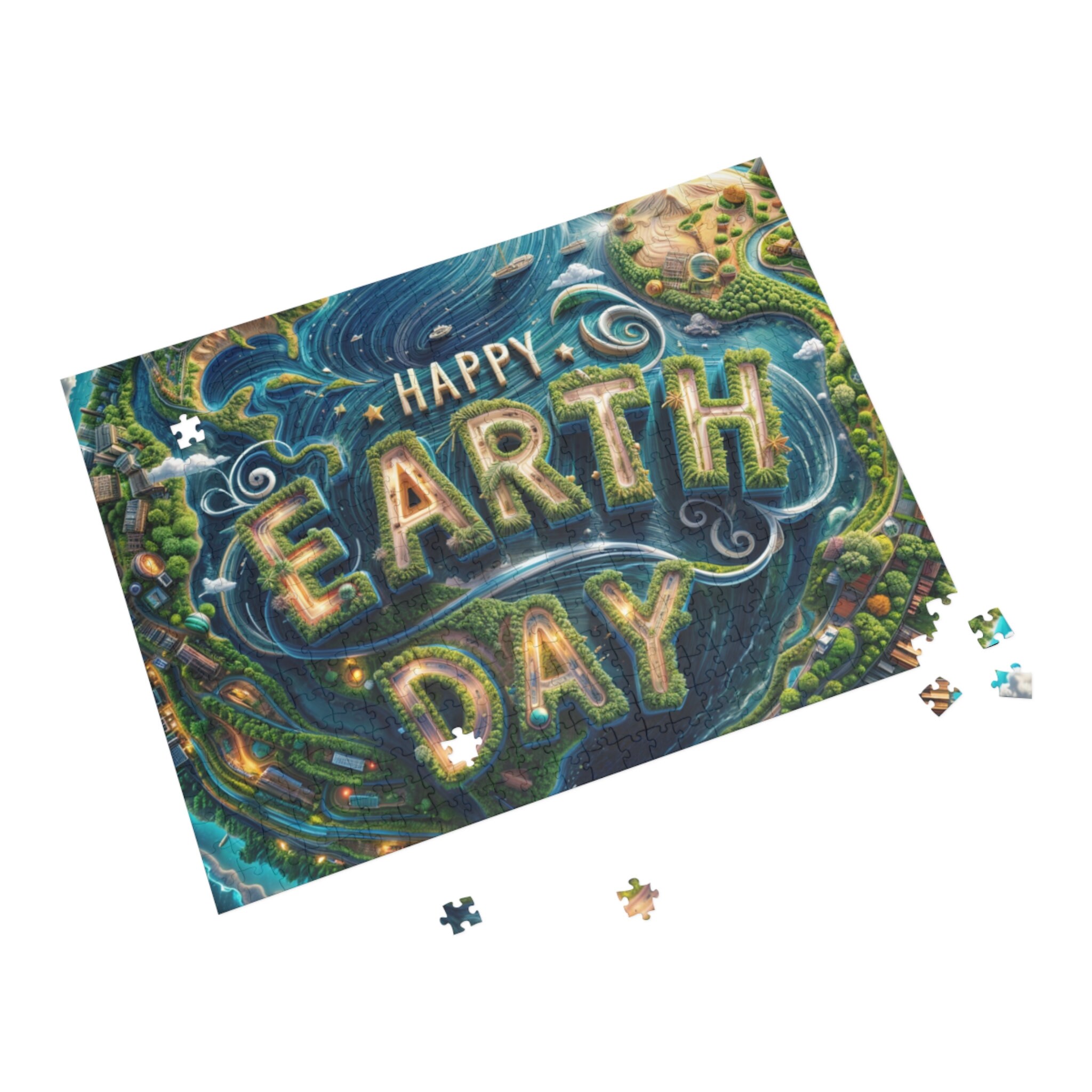 Happy Earth Day Jigsaw Puzzle, Love for the Plant Puzzle, Gift for ...