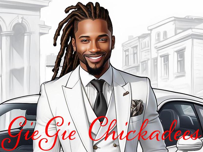 African Men Elegant Swagger Coloring Book Pages Sheets Digital ...