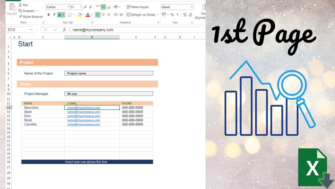 Project Planner Sheet - Etsy