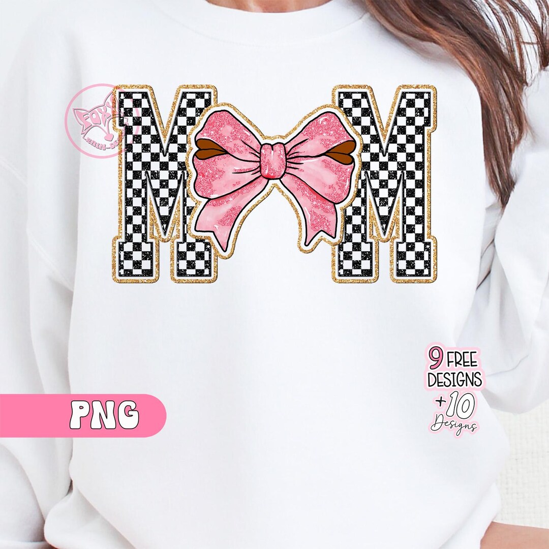 Pink Coquette Mom PNG Design, Trendy Coquette Mom Varsity Png, Retro ...
