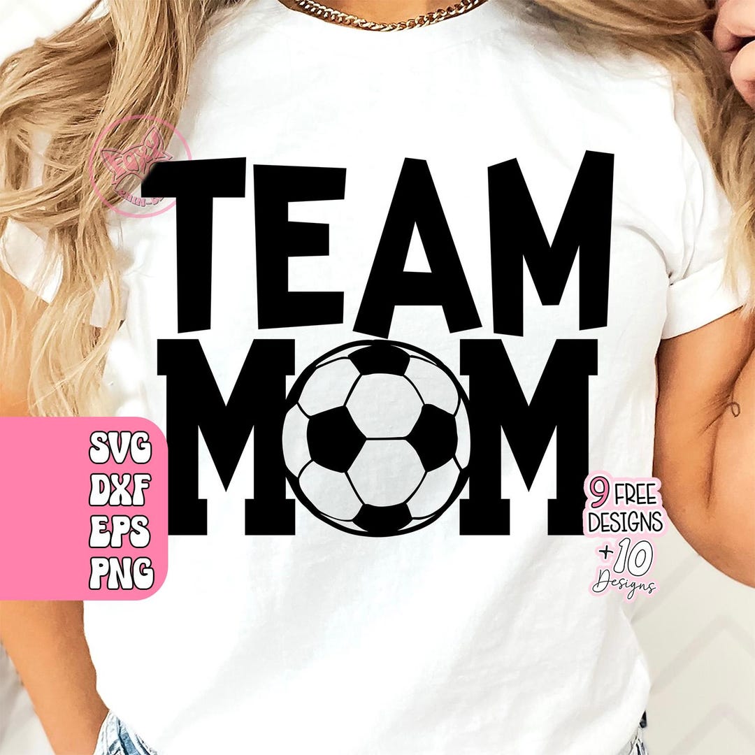 Team Mom Soccer Varsity SVG, Soccer Game Day Mama Png, Soccer Game Day ...