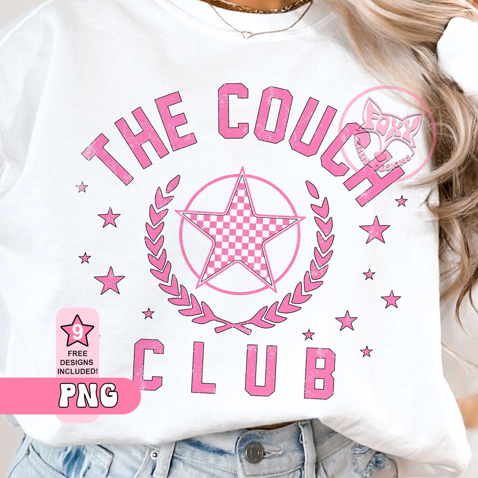 The Couch Club Sublimation Design, Trendy Sublimation Designs Downloads ...