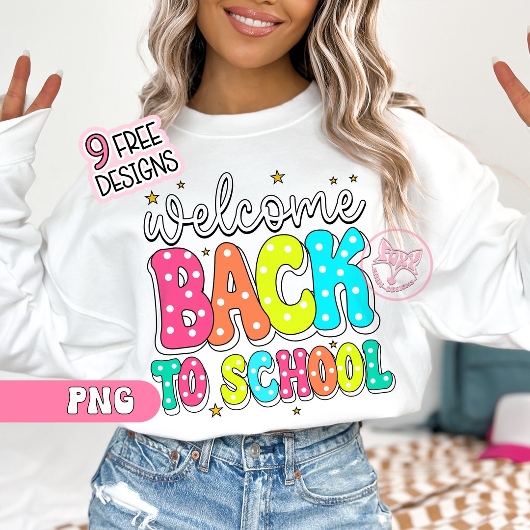 Back to School Shirt PNG: Teacher First Day Design (digital Download ...