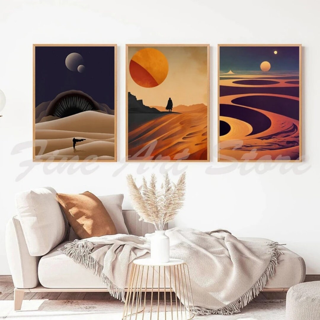 Dune Posters Arrakis Poster Dune Film Print Posters Atreides Dune ...