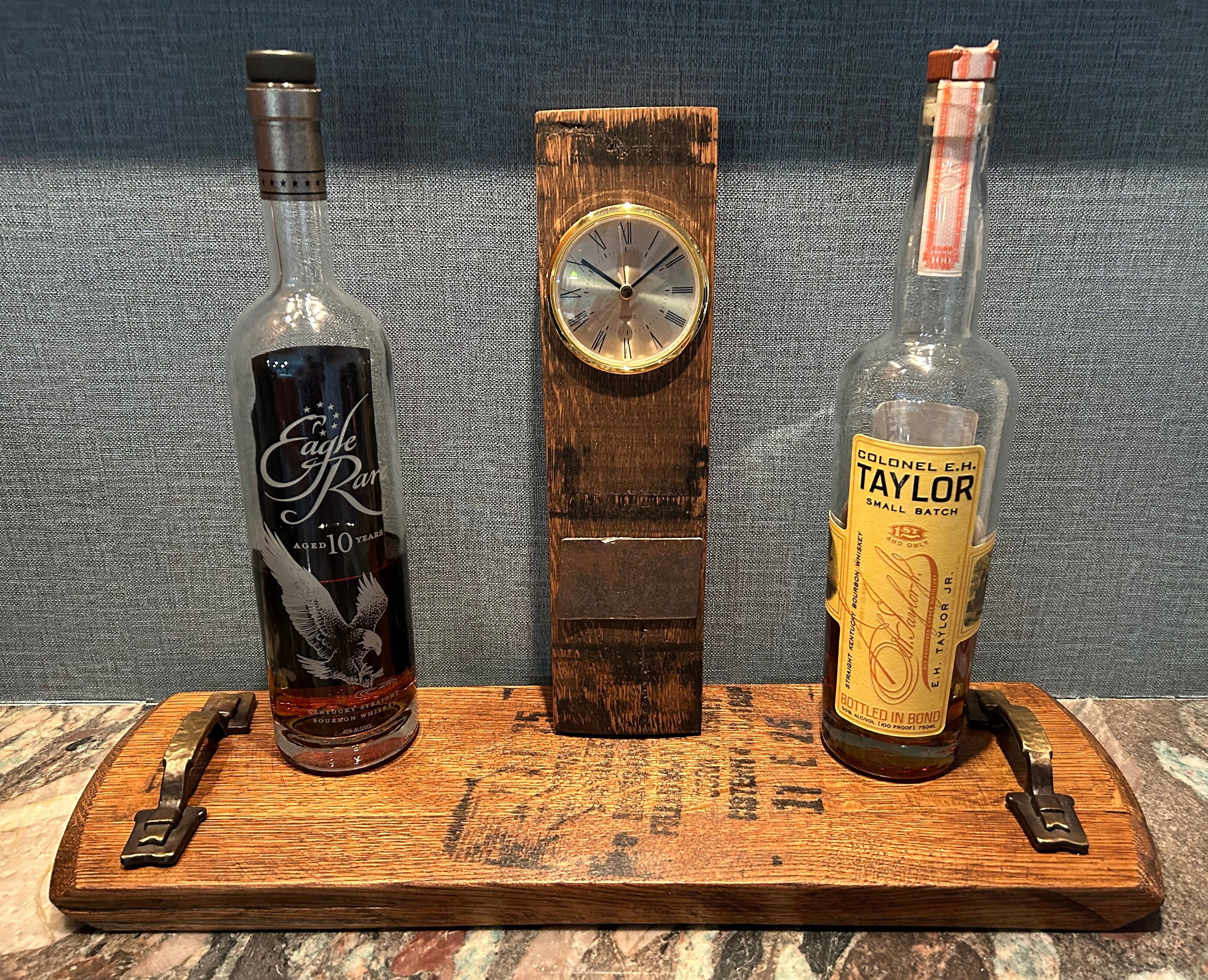 Bourbon Barrel Stave Hanging Wall Clock - Etsy