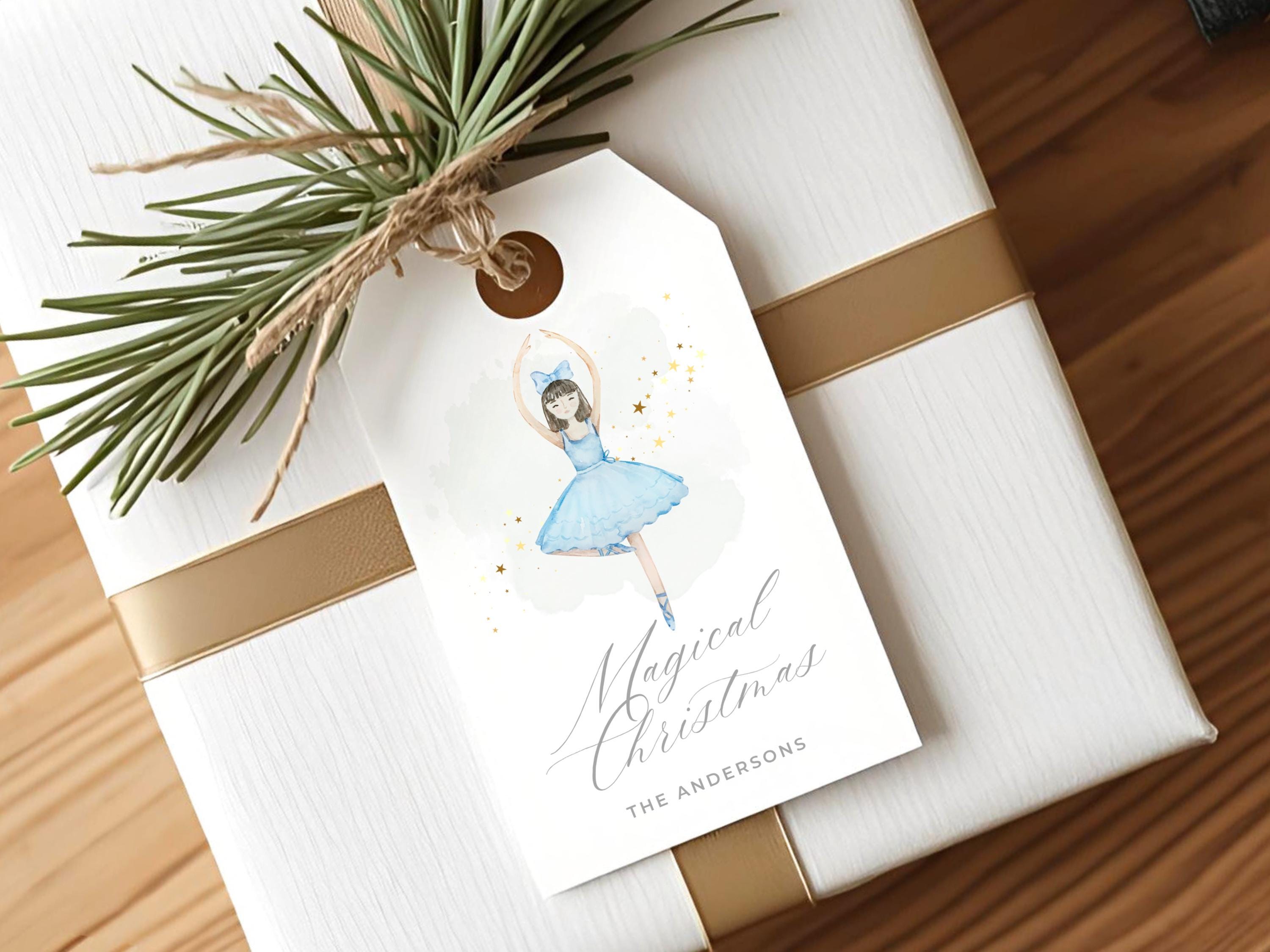 Nutcracker Christmas Gift Tags Printable | Set of 4 Designs (canva ...