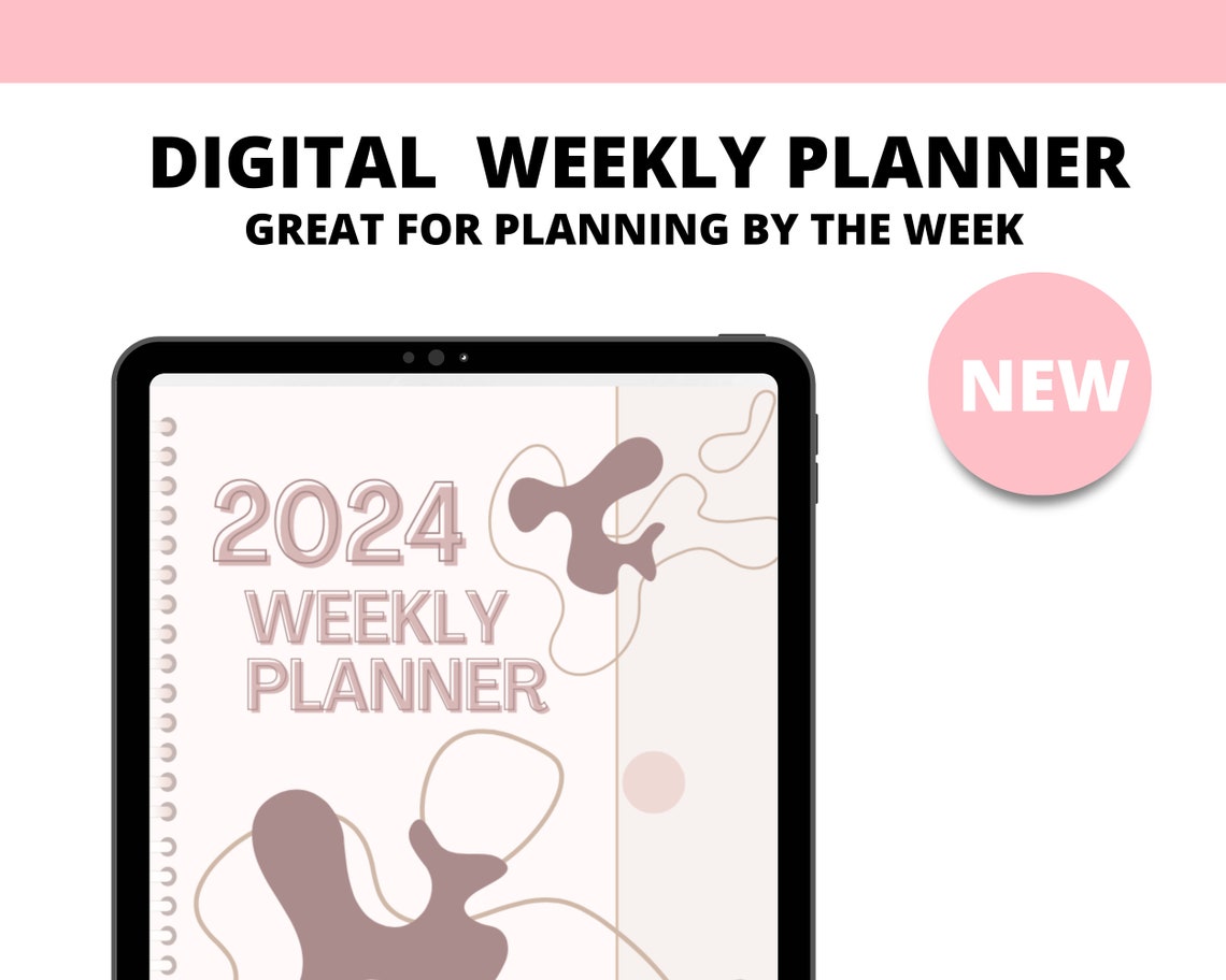 2024 Weekly Digital Planner - Etsy
