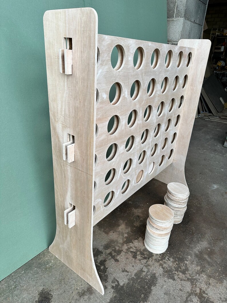 Giant Connect 4 Garden Games Wooden Party Wedding Events Props Games - Etsy