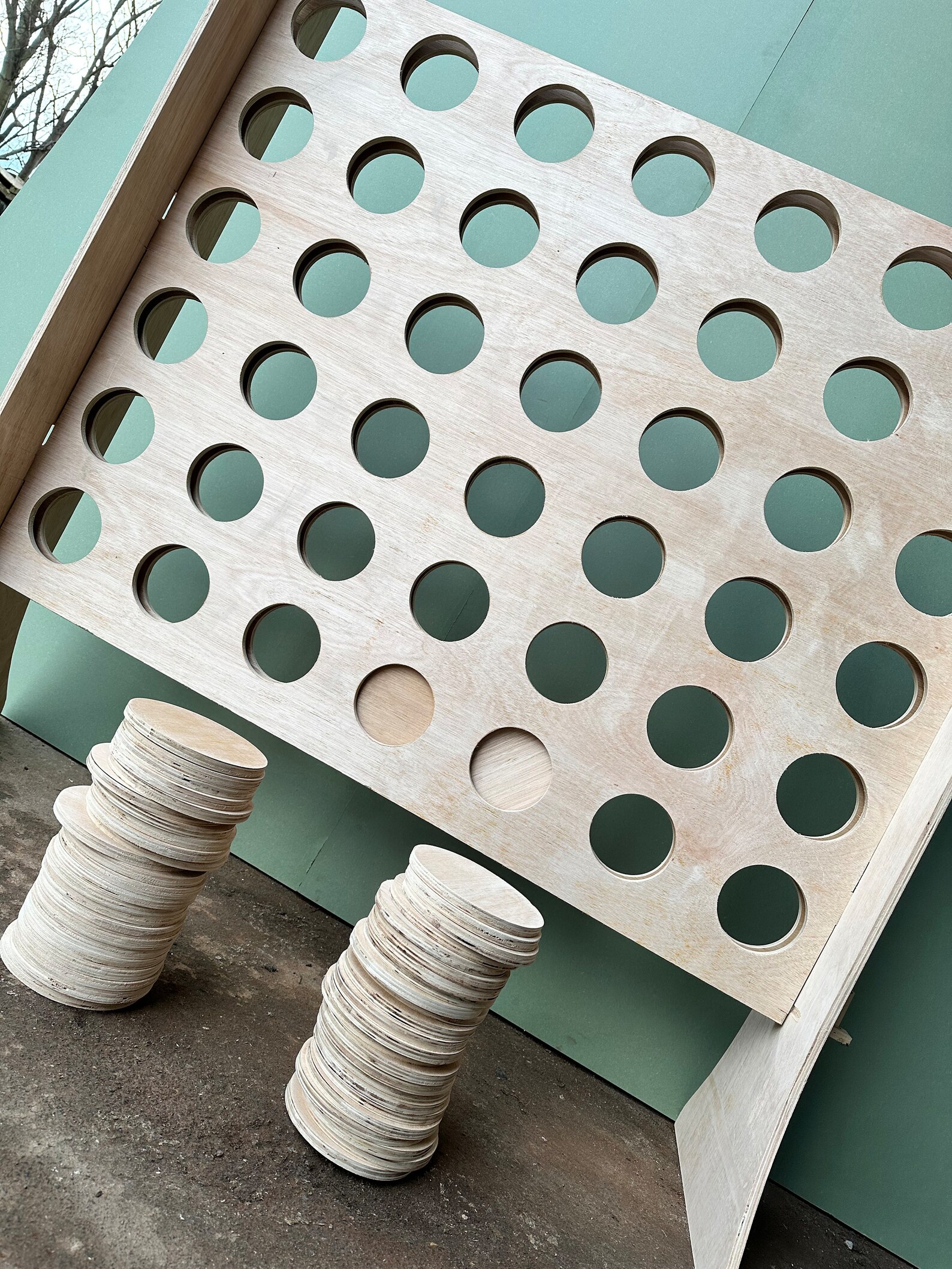 Giant Connect 4 Garden Games Wooden Party Wedding Events Props Games - Etsy