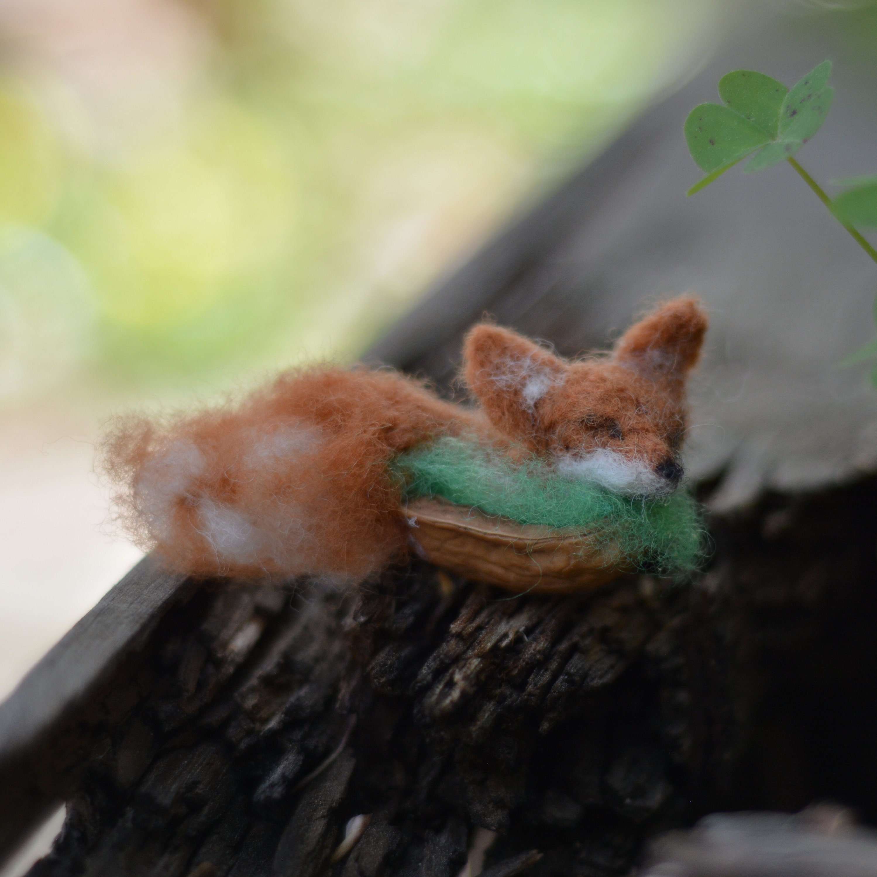Needle Felted Animal Magnets, Fox Raccoon Squirrel Magnet Set, Nature ...