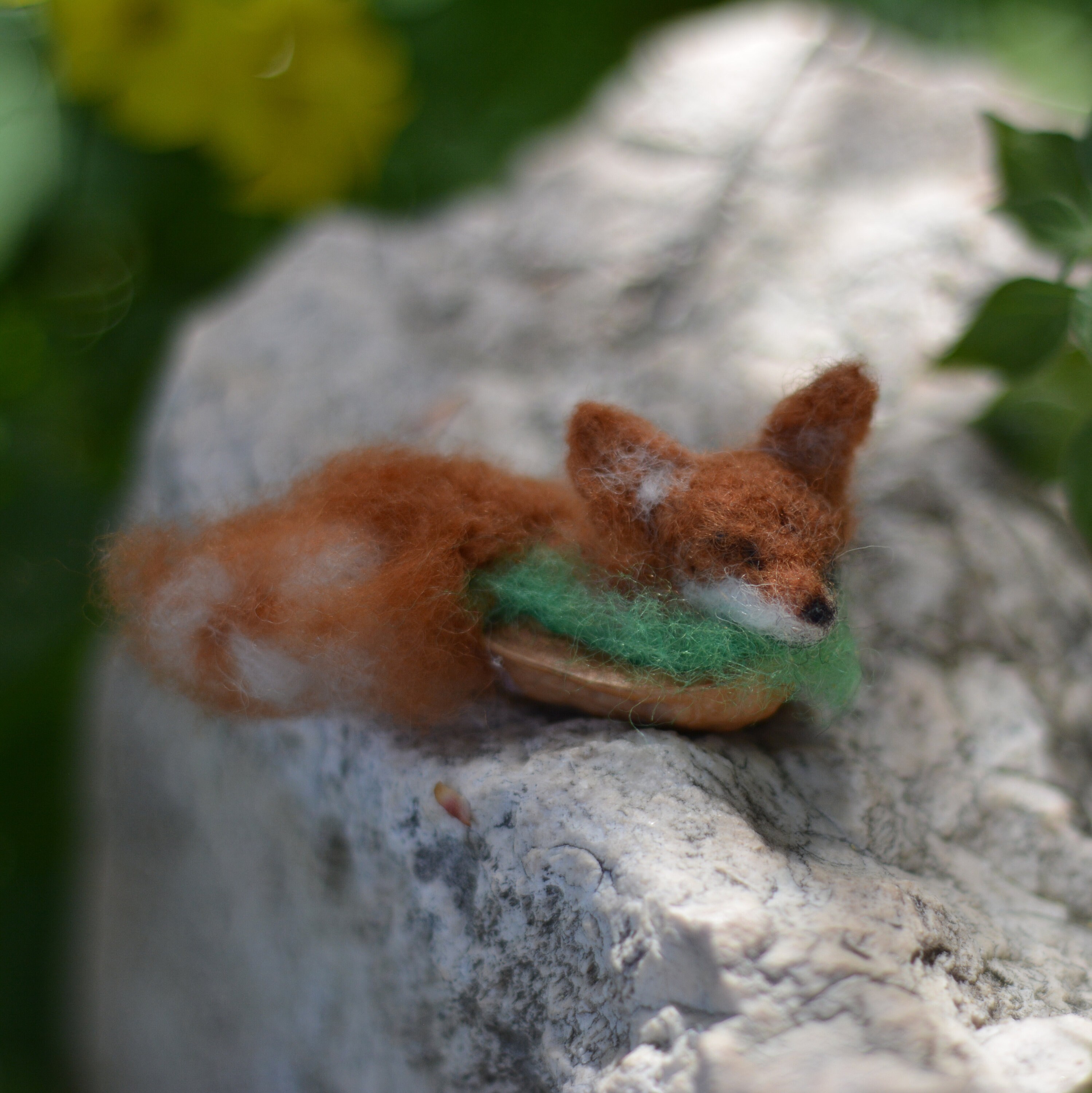 Needle Felted Animal Magnets, Fox Raccoon Squirrel Magnet Set, Nature ...