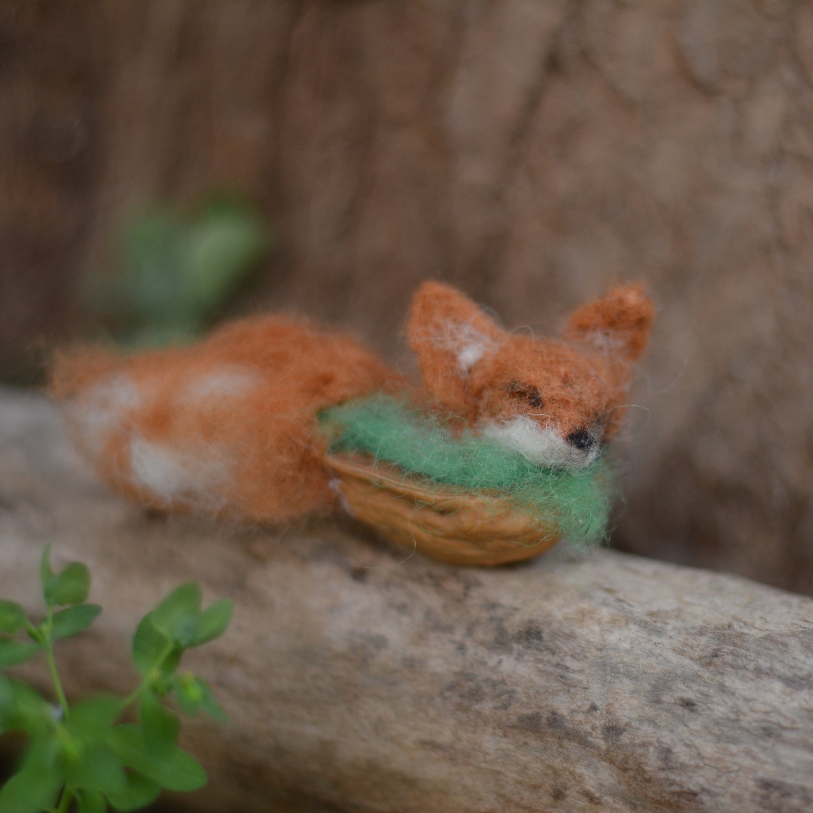 Needle Felted Animal Magnets, Fox Raccoon Squirrel Magnet Set, Nature ...
