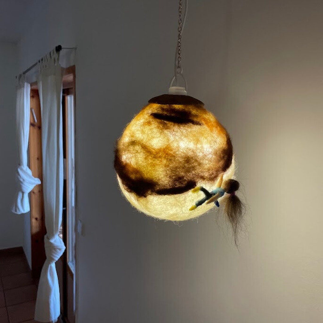 Nature-themed Kids Lamp, Magical Light, Unique Bedroom Nature Lamp ...