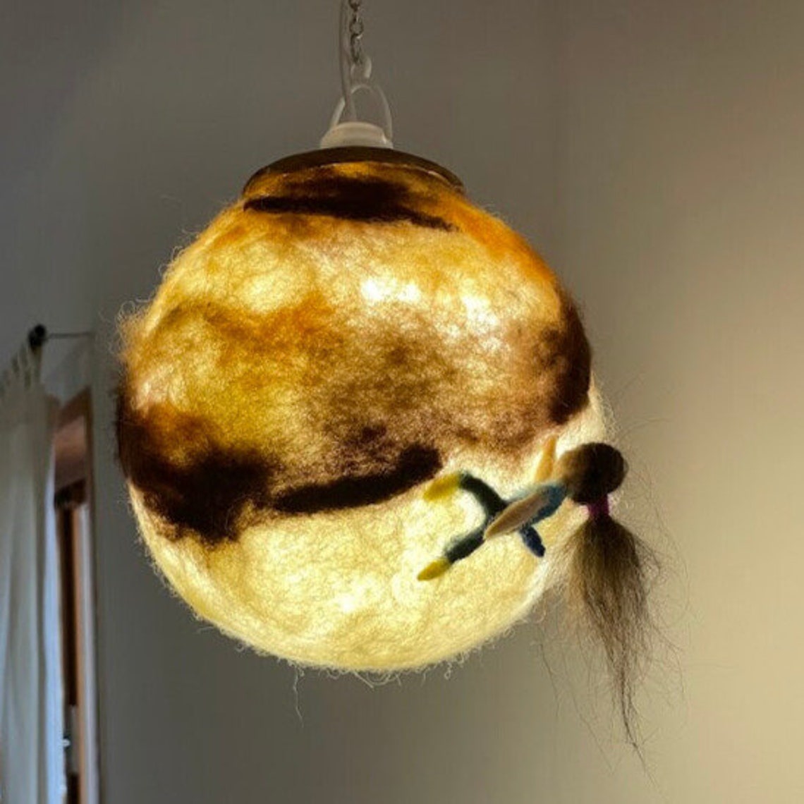 Nature-themed Kids Lamp, Magical Light, Unique Bedroom Nature Lamp ...