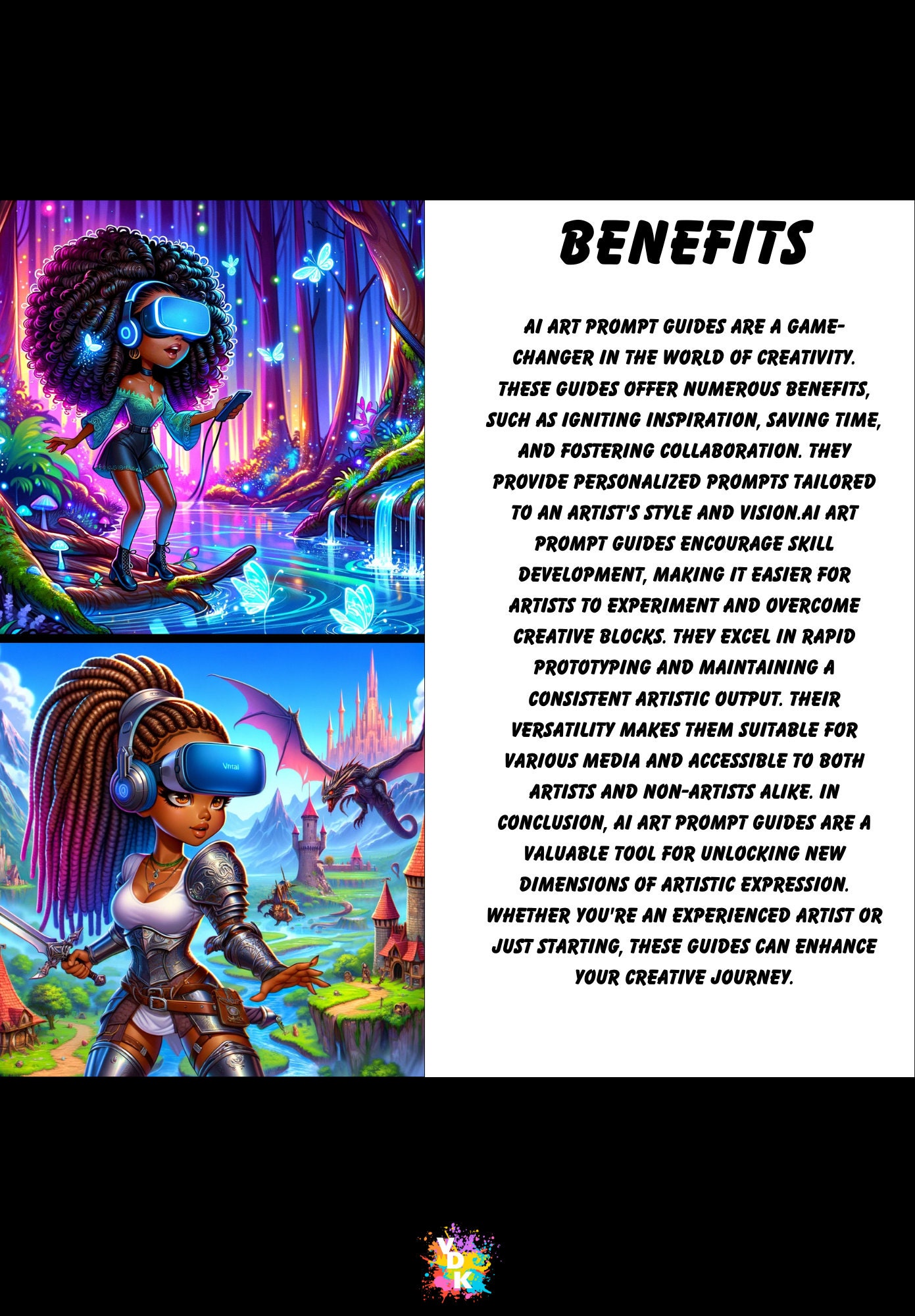 DALLE Prompt Guide- Chibi Virtual Reality Art Mastery- 10 Custom Art ...