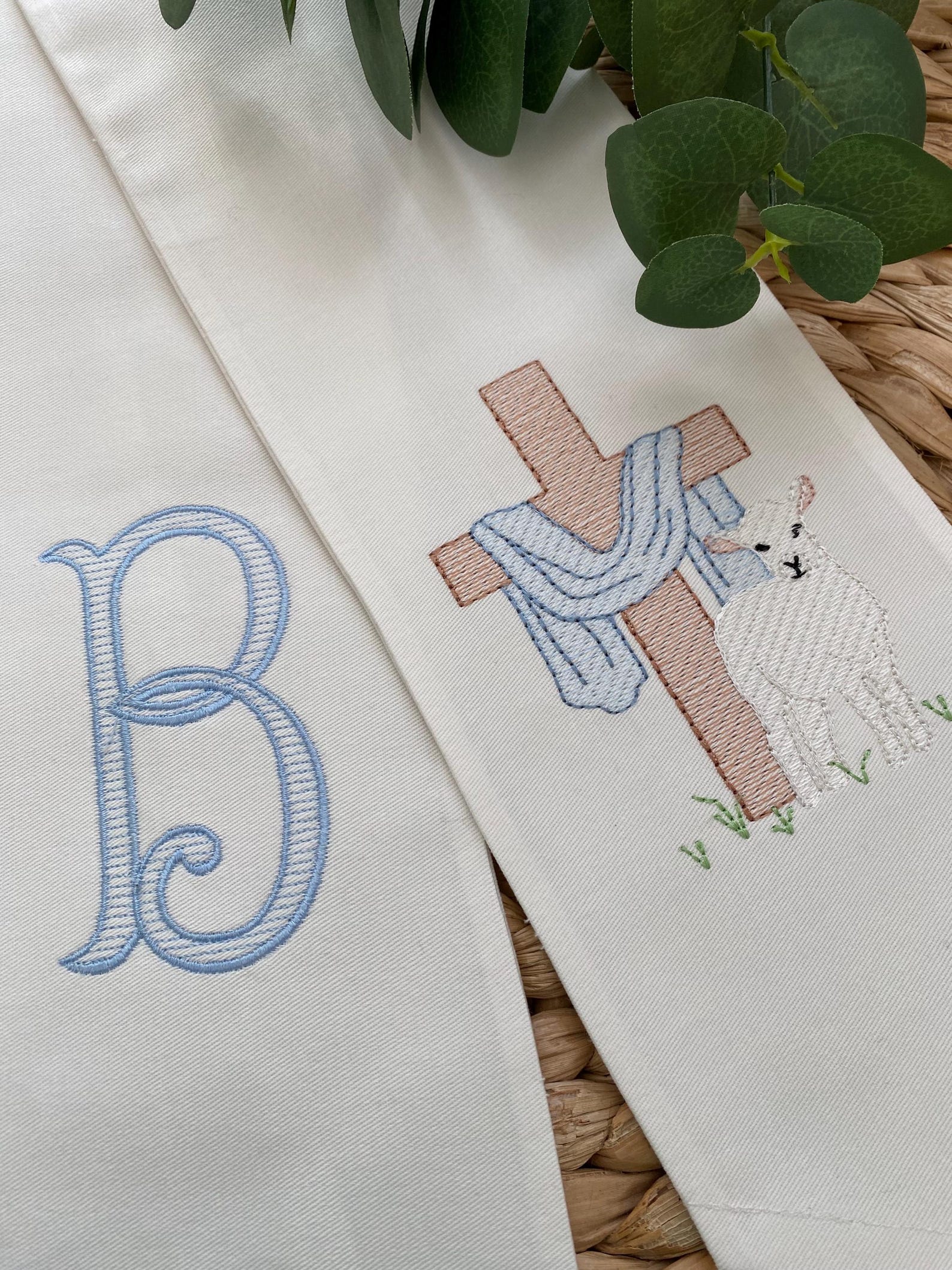Religious Easter Wreath Sash - Etsy