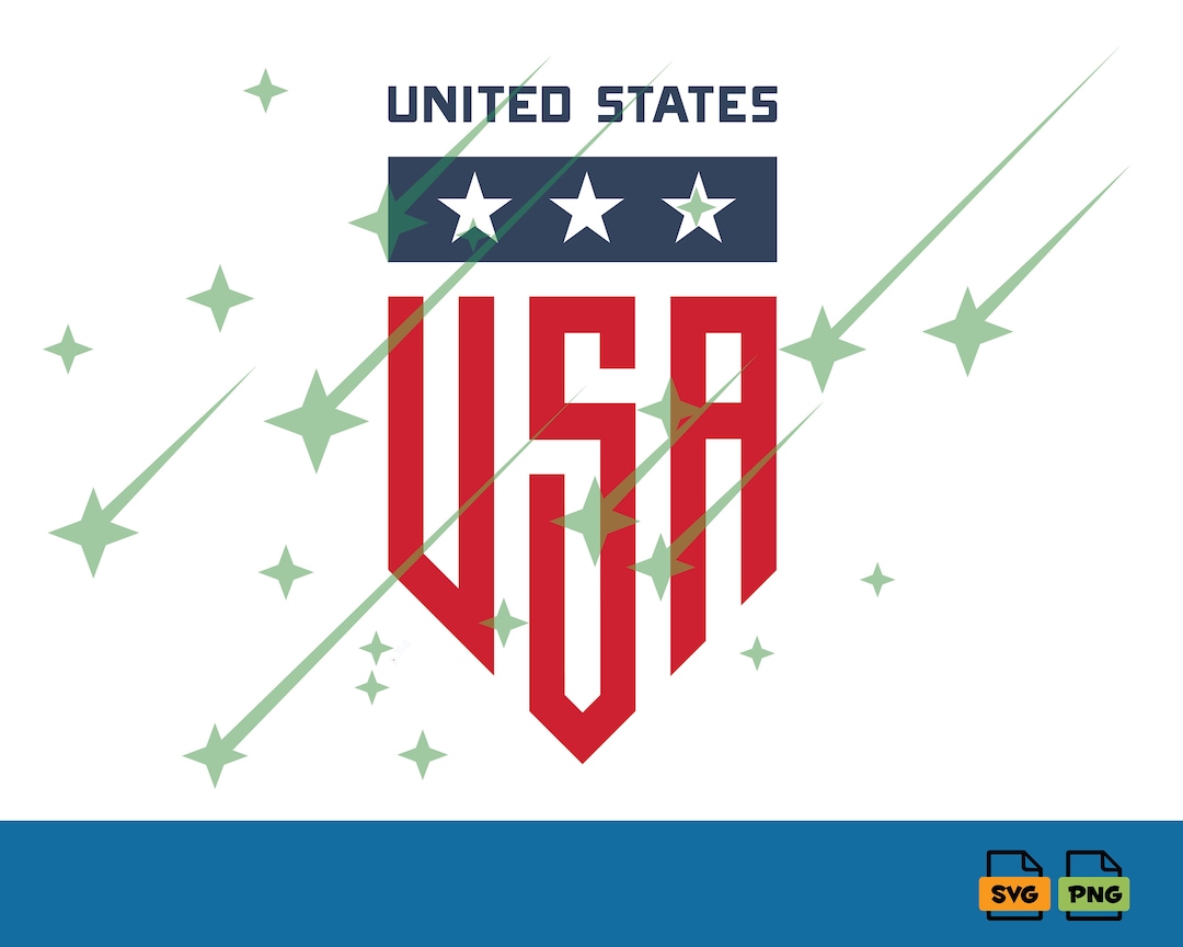 USA SVG and PNG Formats Ready to Use for Cricut and Canva Transparent ...