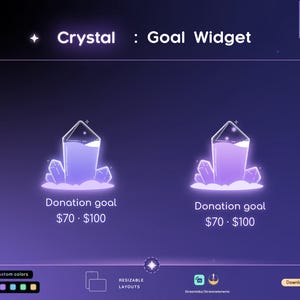 Twitch-goal-widget-crystal-streamelements-goal-widget-twitch-goal ...