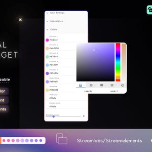 Rainbow Liquid Heart Goal Widget for Twitch - Streamlabs ...