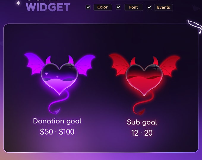 Twitch|youtube Liquid Goal Bar Widget - Streamlabs and Streamelements ...