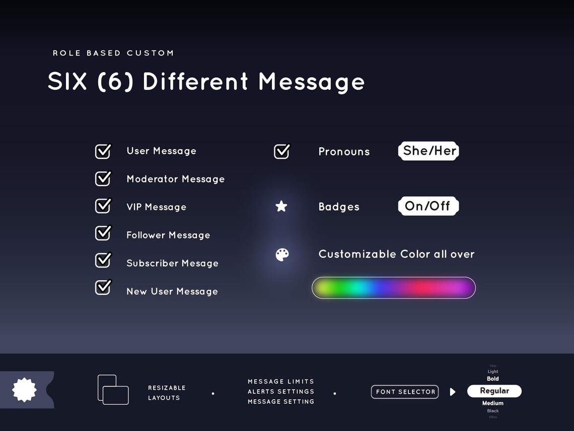 Halloween Twitch Chat Widget: Spooky Theme (streamelements) (digital ...