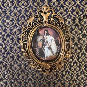 Miniature Painting/replica of Louis XIV, Dollhouse Art - Etsy