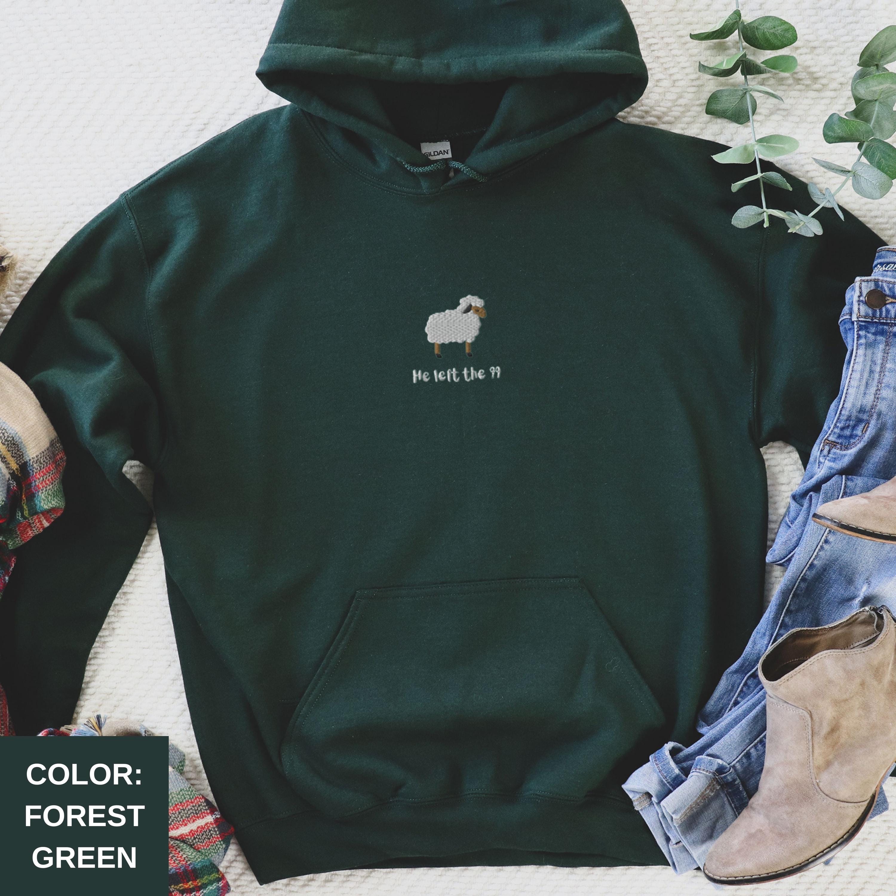 Lost Sheep Sweatshirt | Embroidered Christianity Hoodie | Bible Verse ...