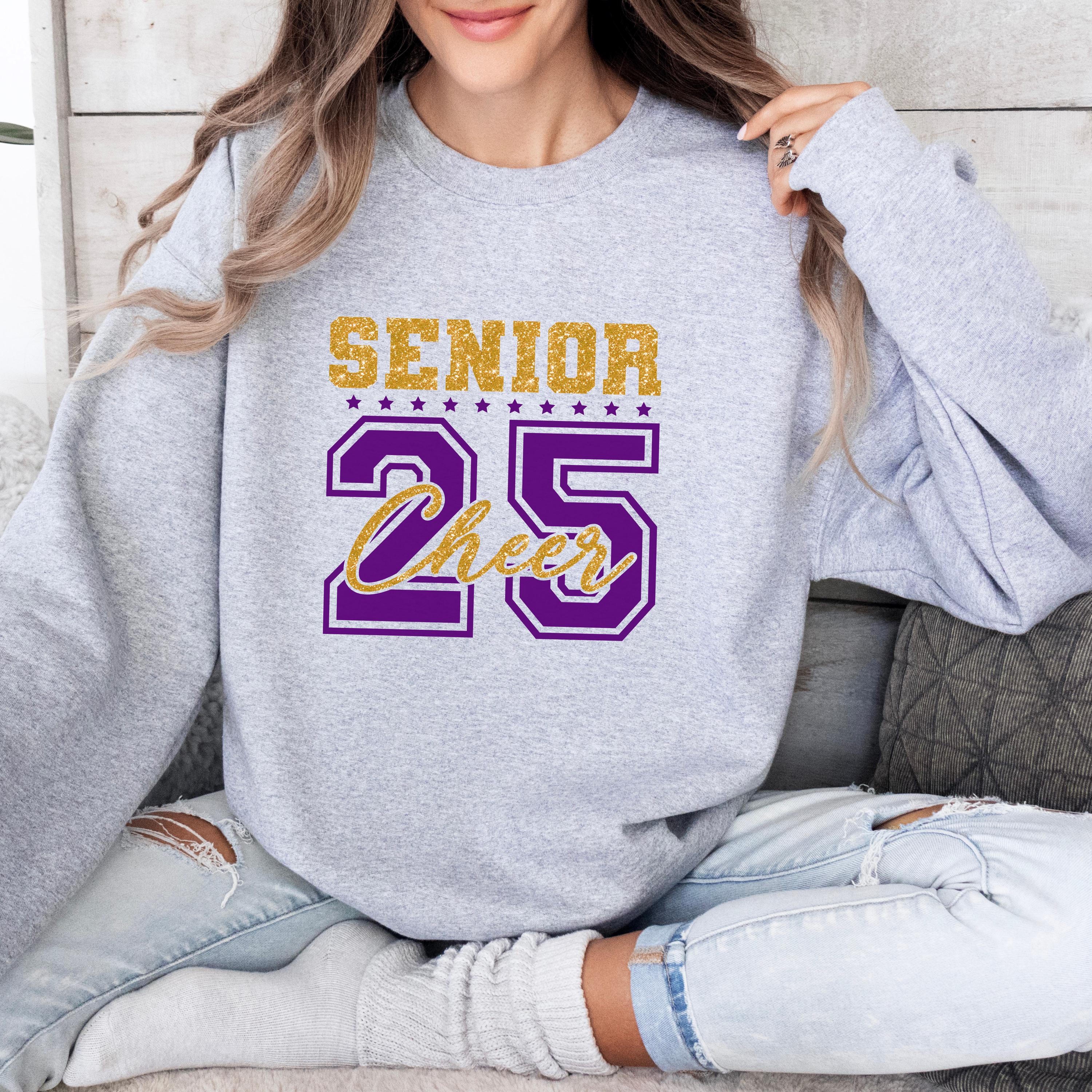 2025 Senior Cheer Sweatshirt | Senior Cheerleading Sweater | Varsity ...