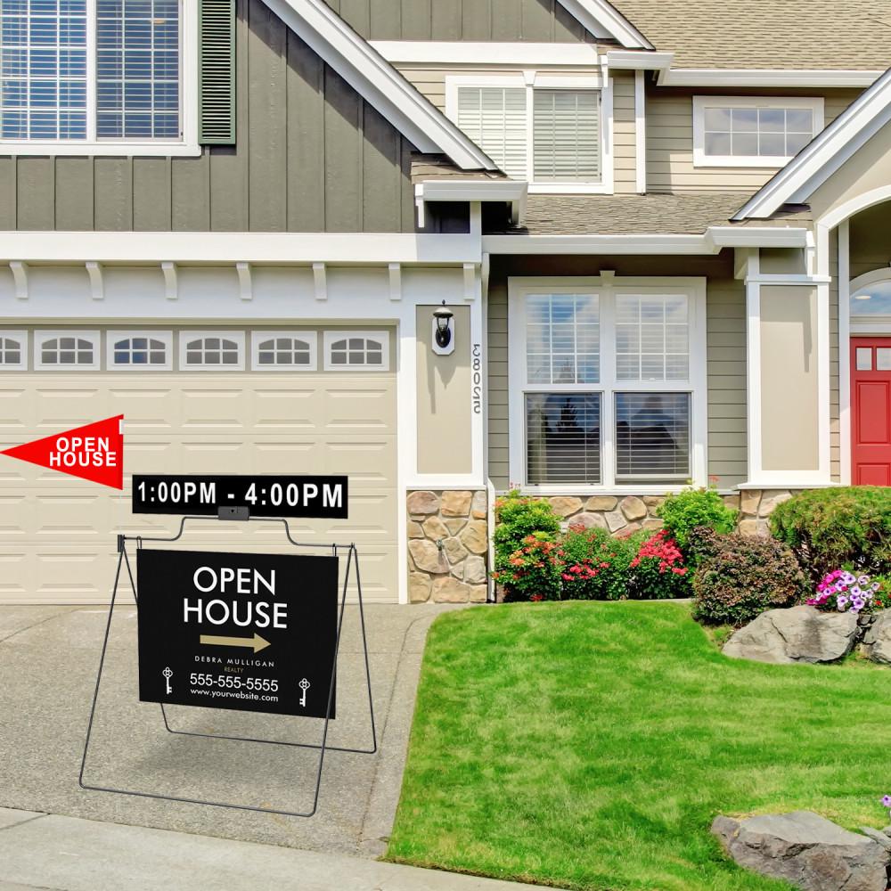 Real Estate A-frame Stand & Sign - Etsy