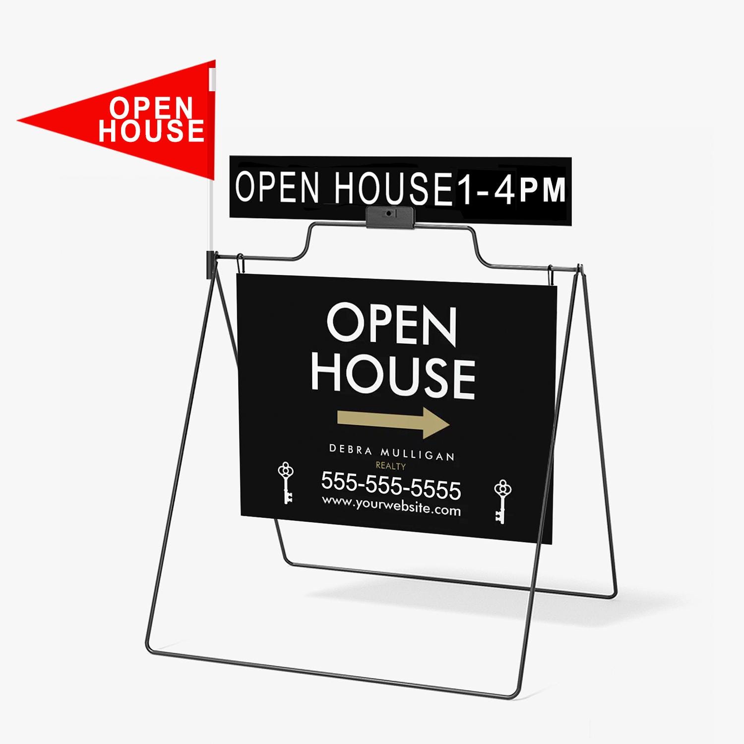 Real Estate A-frame Stand & Sign - Etsy