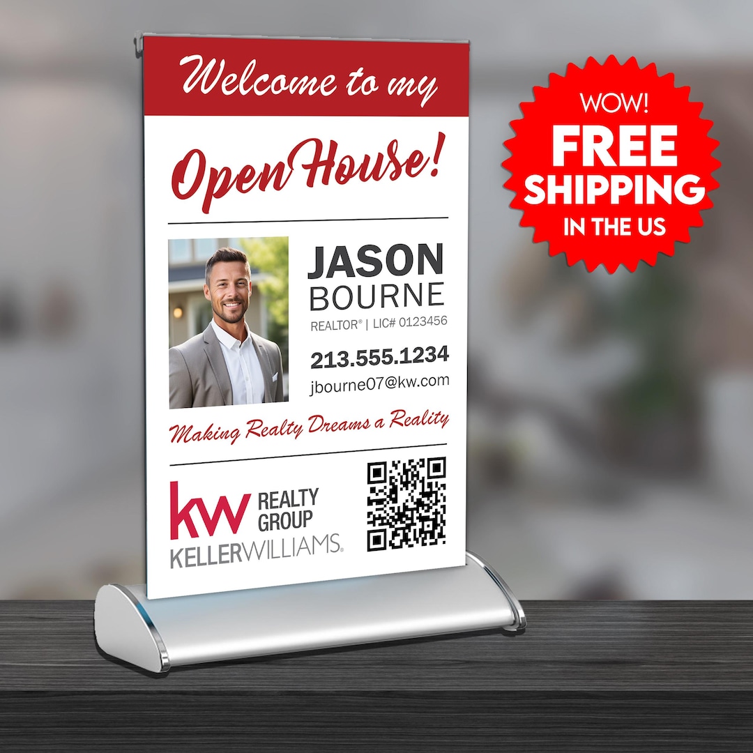 Table Top Retractable Banner Stand - Etsy